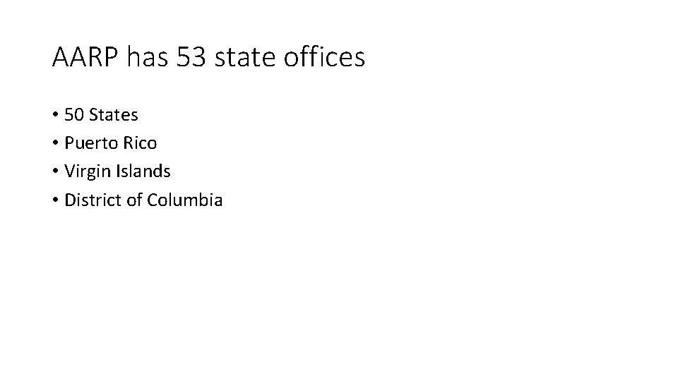 Resources and Collaboration with AARP Alex E Ward