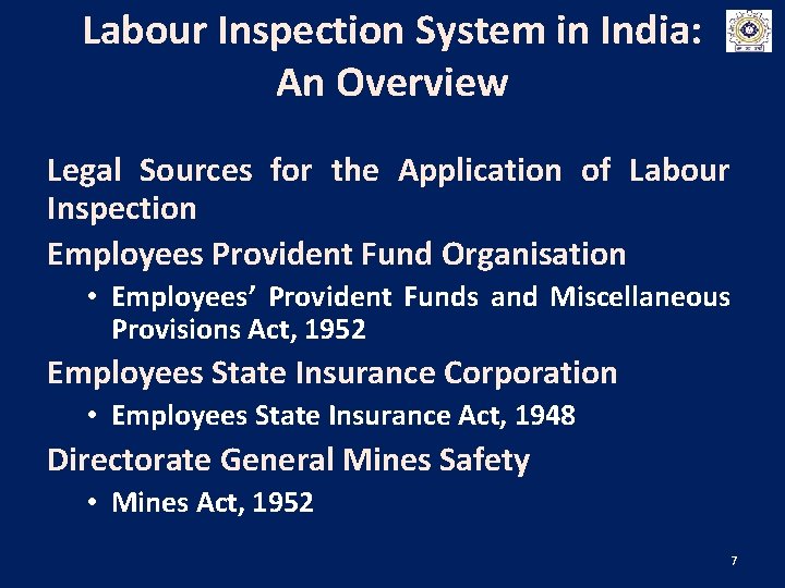 Training Strategies for Strengthening Labour Inspection Services in