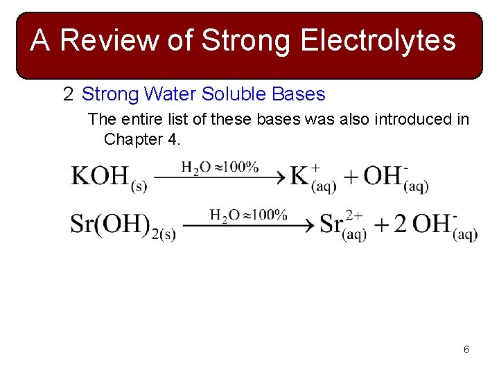 Unit 8 Ionic Equilibria I Acids and Bases