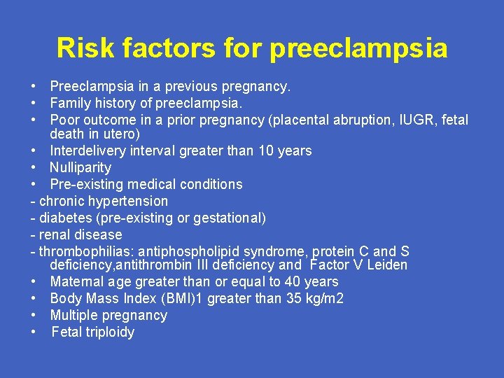 Hypertensive Disorders of Pregnancy Anita Kazdepka Ziemiska Klinika