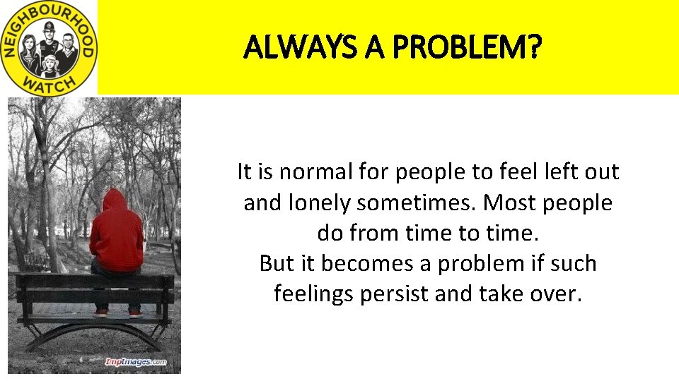 YOUTH LONELINESS ISOLATION Young people those aged 16