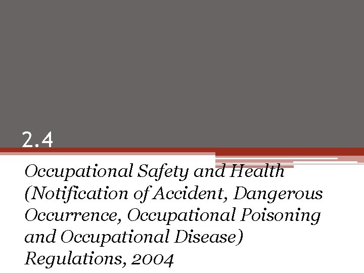 OSHA 1994 2 1 Occupational Safety and Health