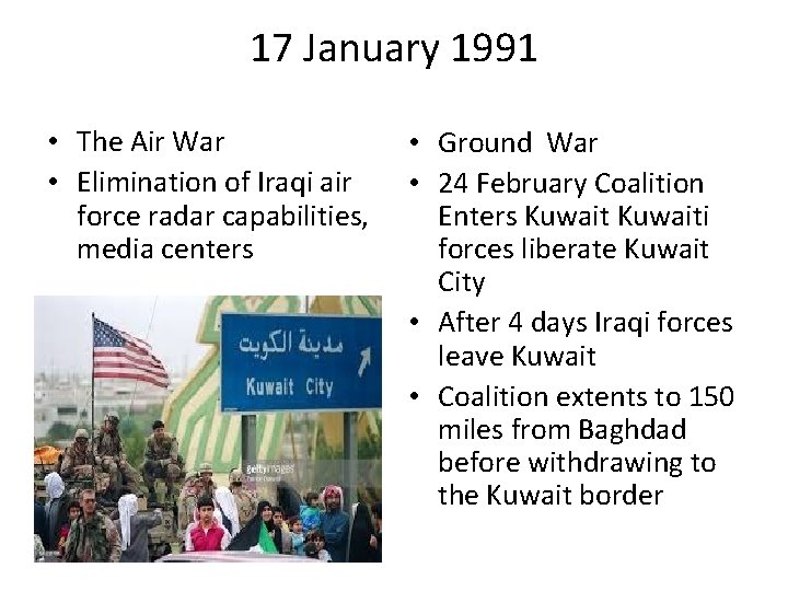 Gulf War I I Iraq Kuwait Dispute Kuwait