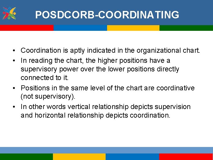 POSDCORB COORDINATING By Alberto D Pena PH D