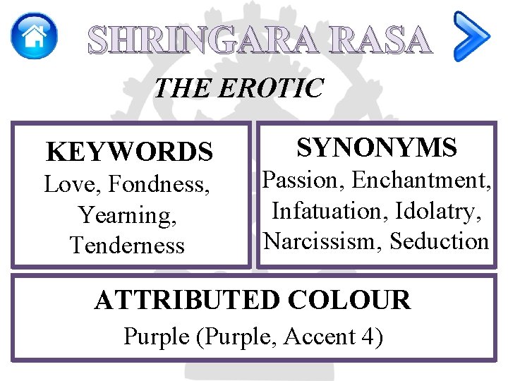 Rasa MOST IMPORTANT CONCEPT OF INDIAN TRADITIONAL AESTHETIC