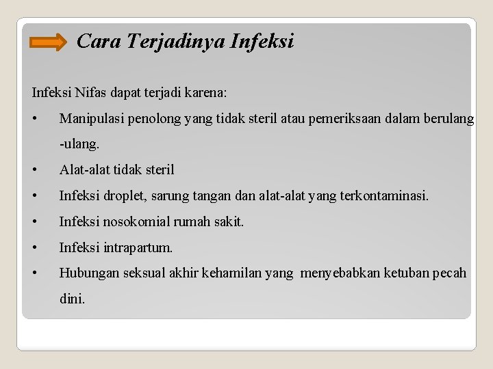 KELAINAN DAN PENYAKIT PADA MASA NIFAS Masa Nifas