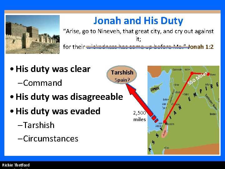 Jonah 1 1 3 Jonah and his duty