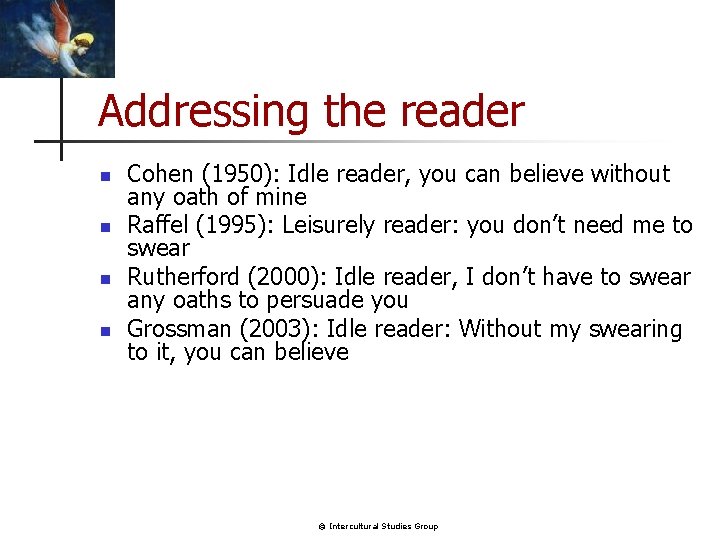 On Don Quijote in English Anthony Pym Intercultural