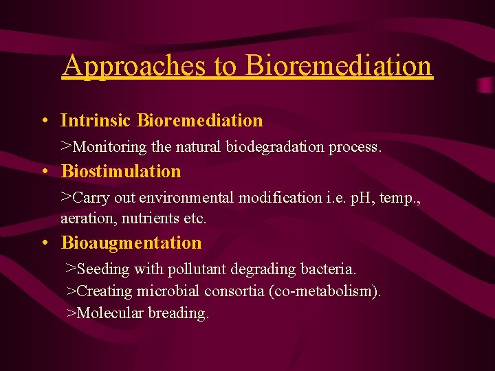 Bioremediation Dr Bhavesh Patel M Sc Ph D