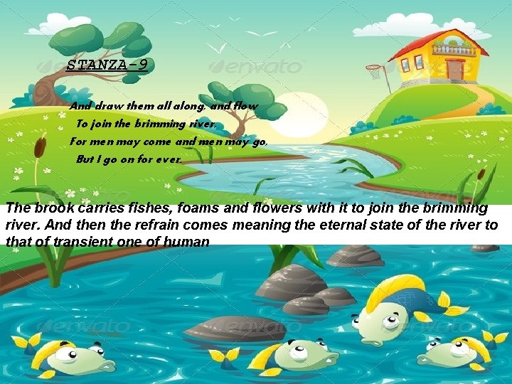 POWER POINT PRESENTATION ON POEM BROOK BY ALFRED