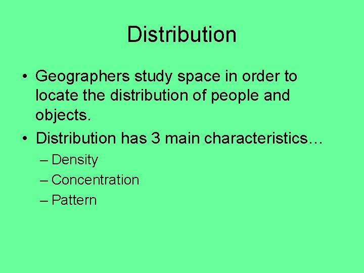 Introduction to Human Geography Rubenstein Ch 1 Key