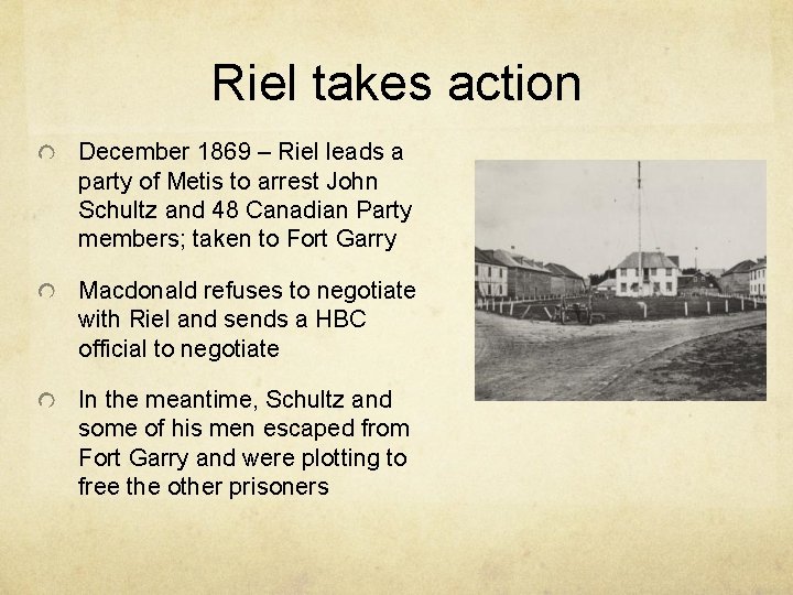 The Red River Settlement 50 years of instability