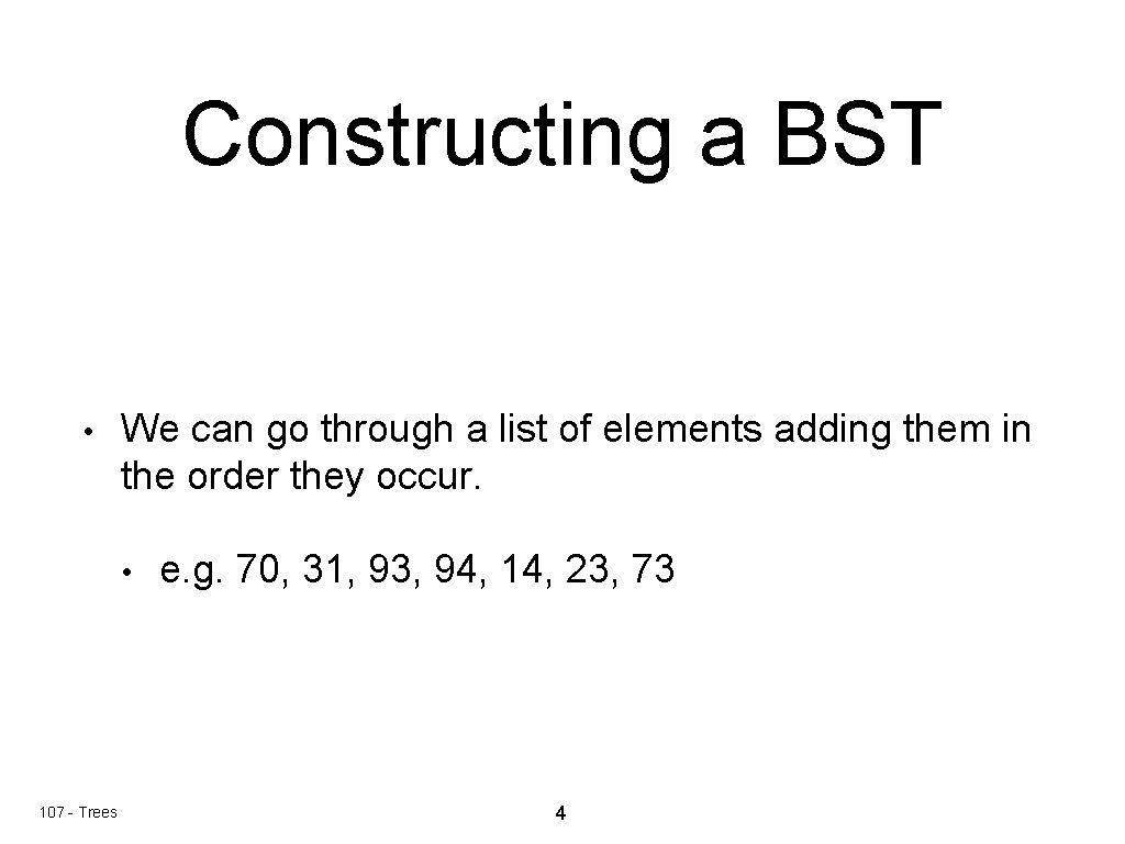 Binary Search Trees Section 6 8 1 Trees