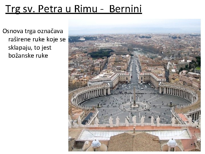 ARHITEKTURA I SKULPTURA BAROKA U ITALIJI Giovanni Lorenzo