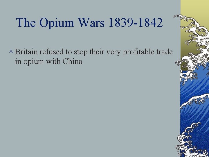 Imperialism in Asia China and Japan The Japanese