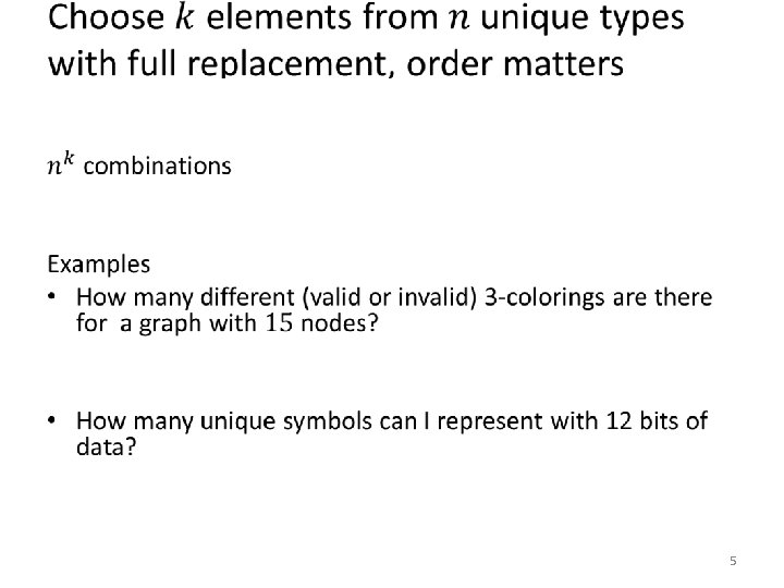 Combinations and State Diagrams Discrete Structures CS 173