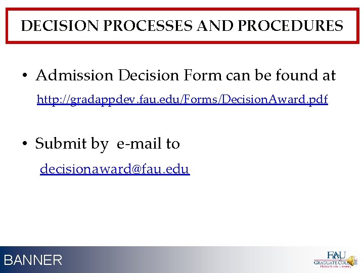Tutorial Banner Access and Use for Faculty and