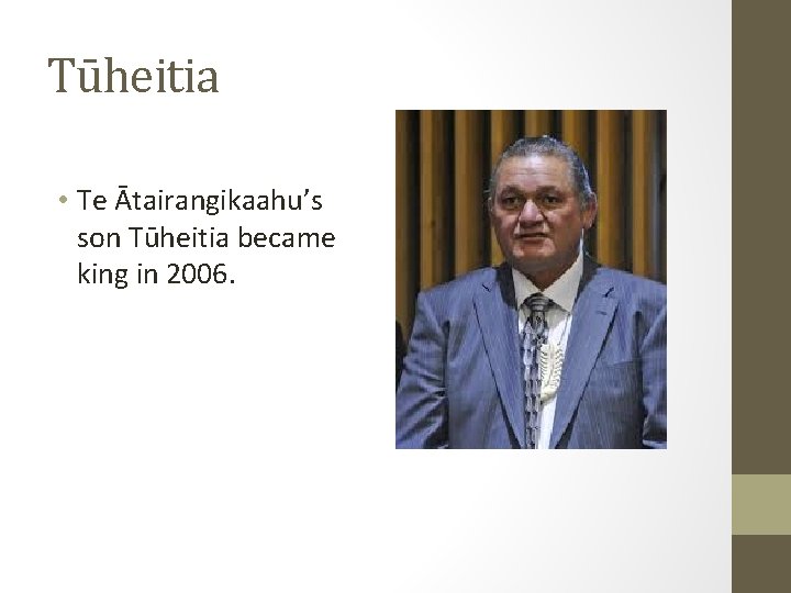 Kingitanga The Short Story The Kngitanga Mori King