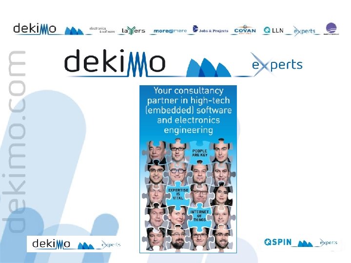 Who is Dekimo Experts Onsite consultancy activity of