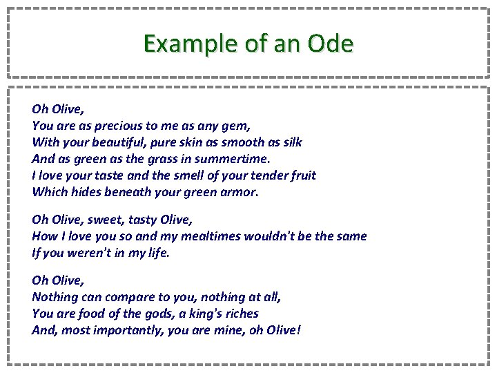 What Is The Structure Of A Ode Poem | Sitedoct.org