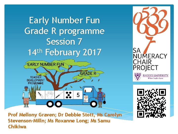 Early Number Fun Grade R programme Session 7