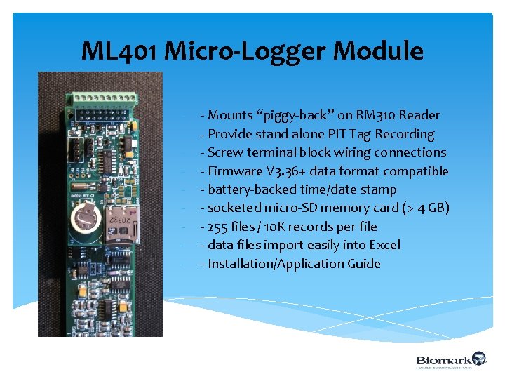 PIT Tag Reader Synchronization Multiplexing Data Logging Innovations