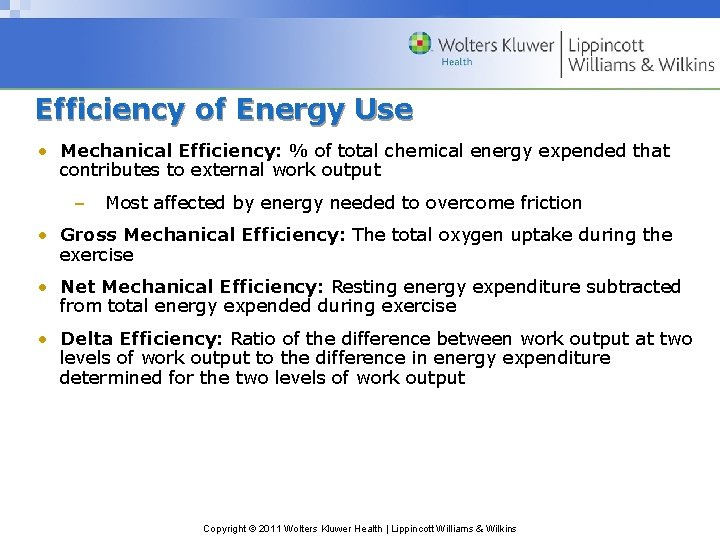 Chapter 8 Energy Expenditure During Rest and Physical