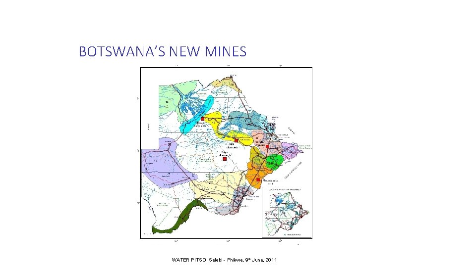 WATER RESOURCES MANAGEMENT AT DEBSWANA DIAMOND COMPANY Water