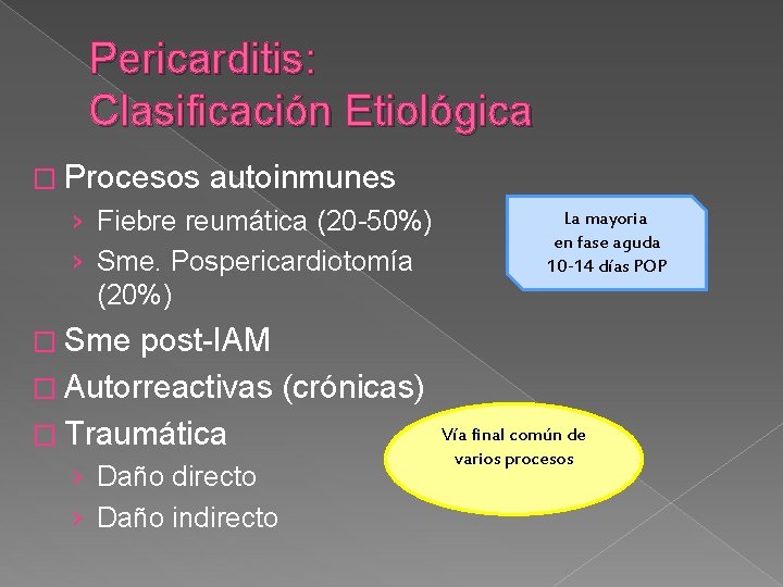 Enfermedades del pericardio Sofa Garabetyan Julio 2015 Enfermedades