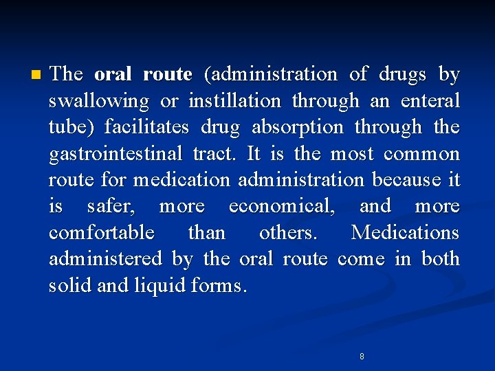 Fundamental Nursing Chapter 32 Oral Medications Medication Orders