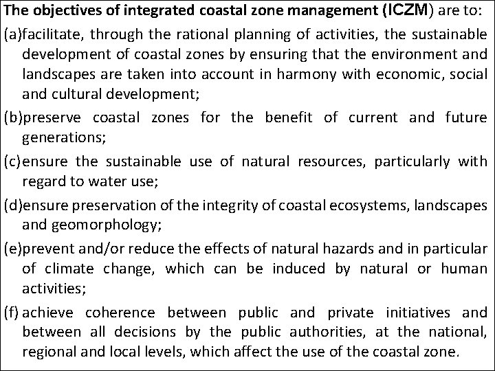 Integrative Methodological Framework for coastal river basin and