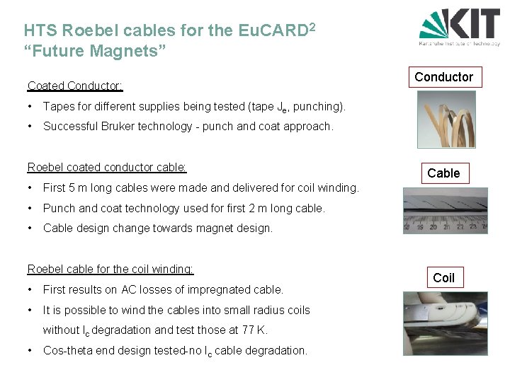 HTS Roebel cables for the Eu CARD 2
