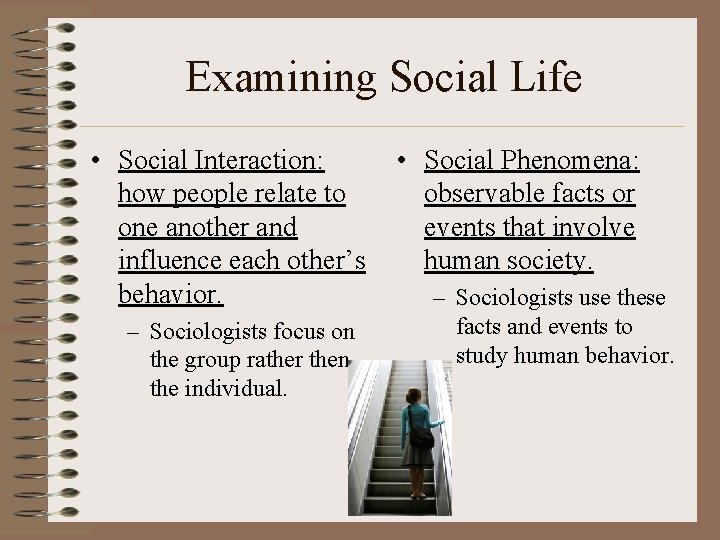 The Sociological Point of View Examining Social Life