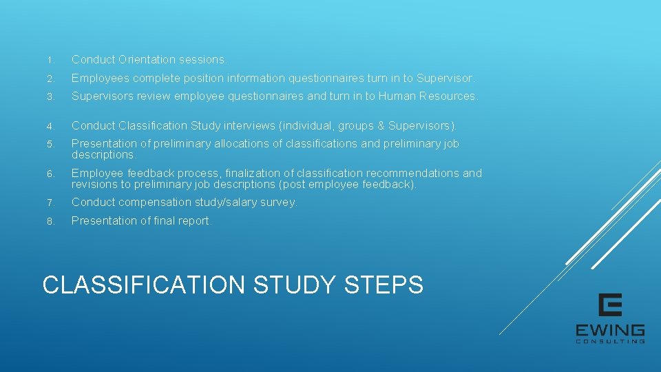 CLASSIFICATION COMPENSATION STUDY SUPERIOR COURT OF CALIFORNIA COUNTY
