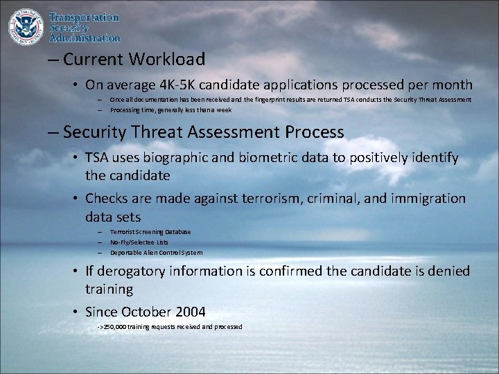 The Alien Flight Student Program AFSP An overview