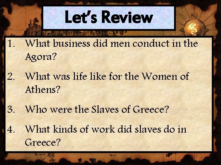 Chapter 7 Section 1 Daily Life In Athens