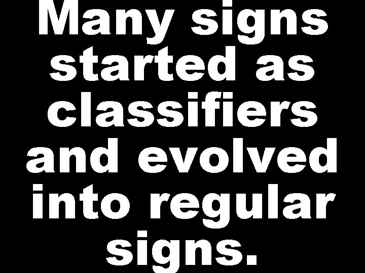 Dr Bill Vicars Lifeprint com Classifiers All classifiers