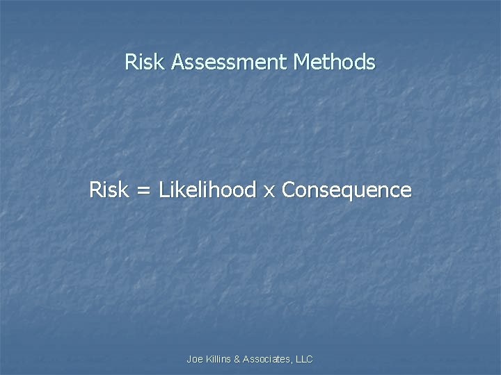 Pipelines Risk Based Management How Safe is Safe