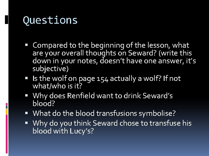 Looking at Context Themes Characters Quotes DRACULA ANALYSIS