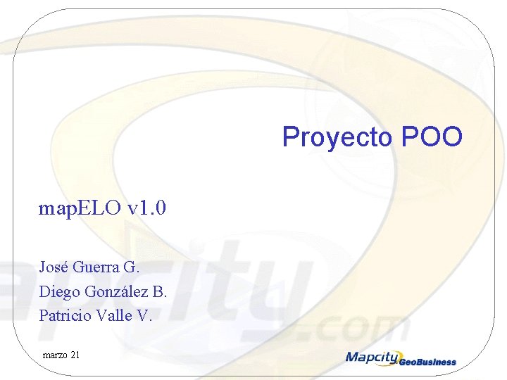 Proyecto POO map ELO v 1 0 Jos