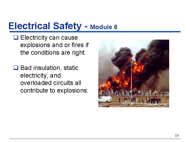 Electrical Safety Module 6 Electrical Warehouse Worker Hazards