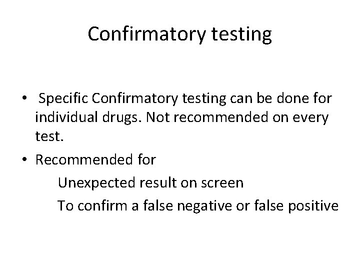 Clinical use of urine drug screens and testing