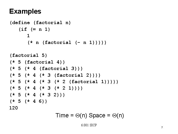 6 001 SICP September 22 6001 Introduction Trevor