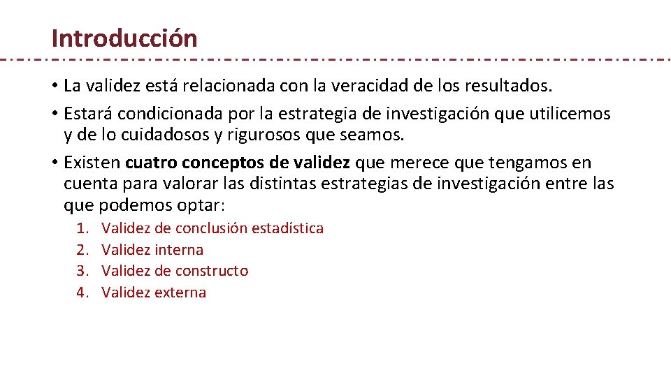 Tema 4 La validez en la investigacin Marta