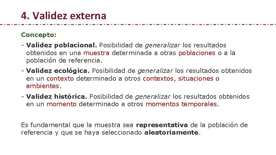 Tema 4 La validez en la investigacin Marta