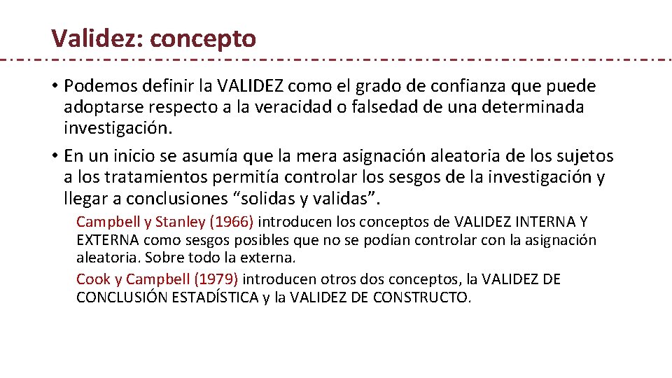 Tema 4 La validez en la investigacin Marta