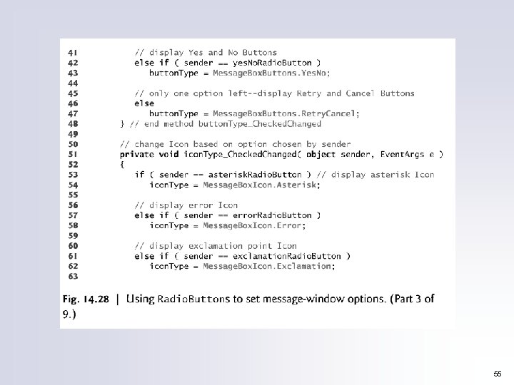 Chapter 14 Graphical User Interfaces with Windows Forms