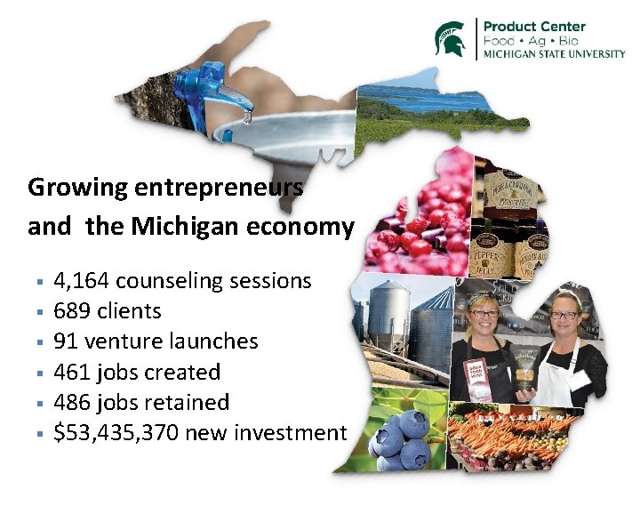 Growing Entrepreneurs and the Michigan Economy Parker Jones