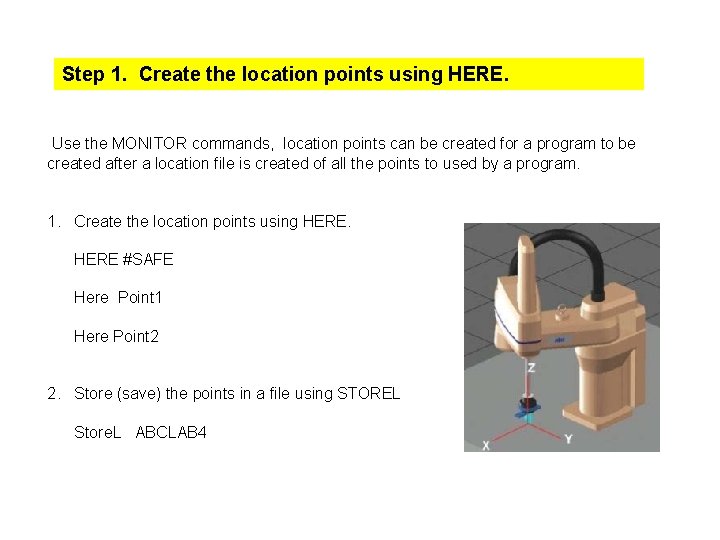 Lab 5 Creating PickandPlace Program Using Adept Windows
