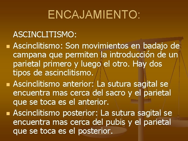 MECANISMO DE TRABAJO DE PARTO DR FRANCISCO DEL